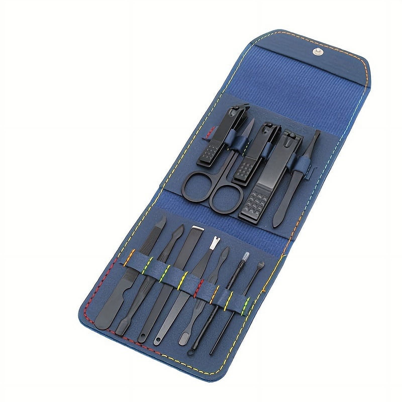 Manicure Set Nail Clipper Kit, 16 In 1 Full Function Kit Stainless ...