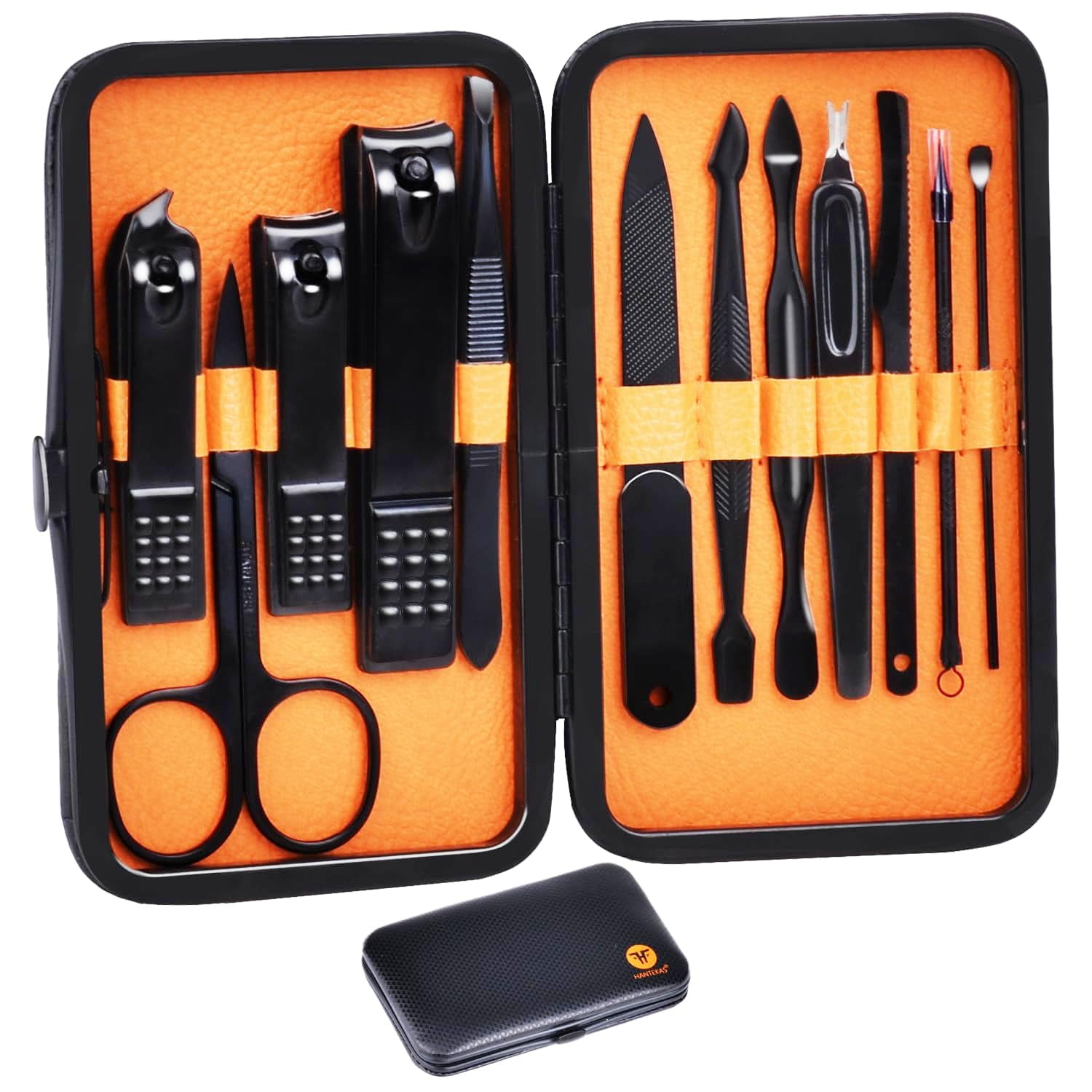 Manicure Set Professional Nail Clipper Kit-12 Pieces Stainless Steel ...