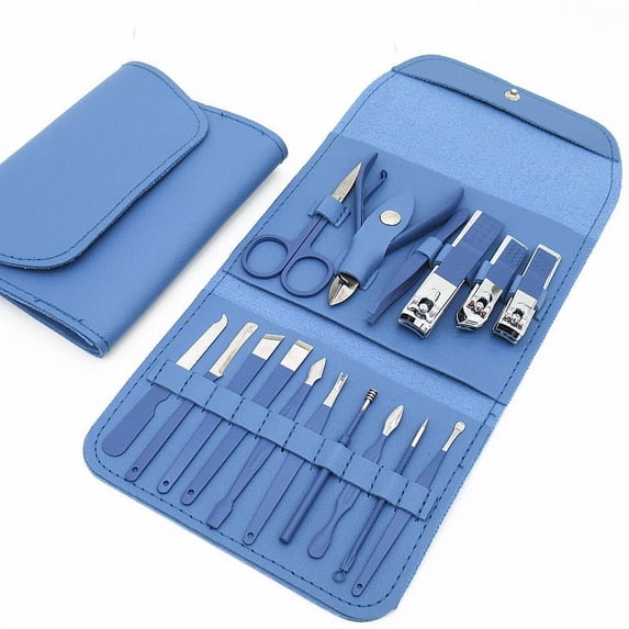 Manicure Set Professional Nail Clippers Pedicure Kit, 16 pcs Stainless ...