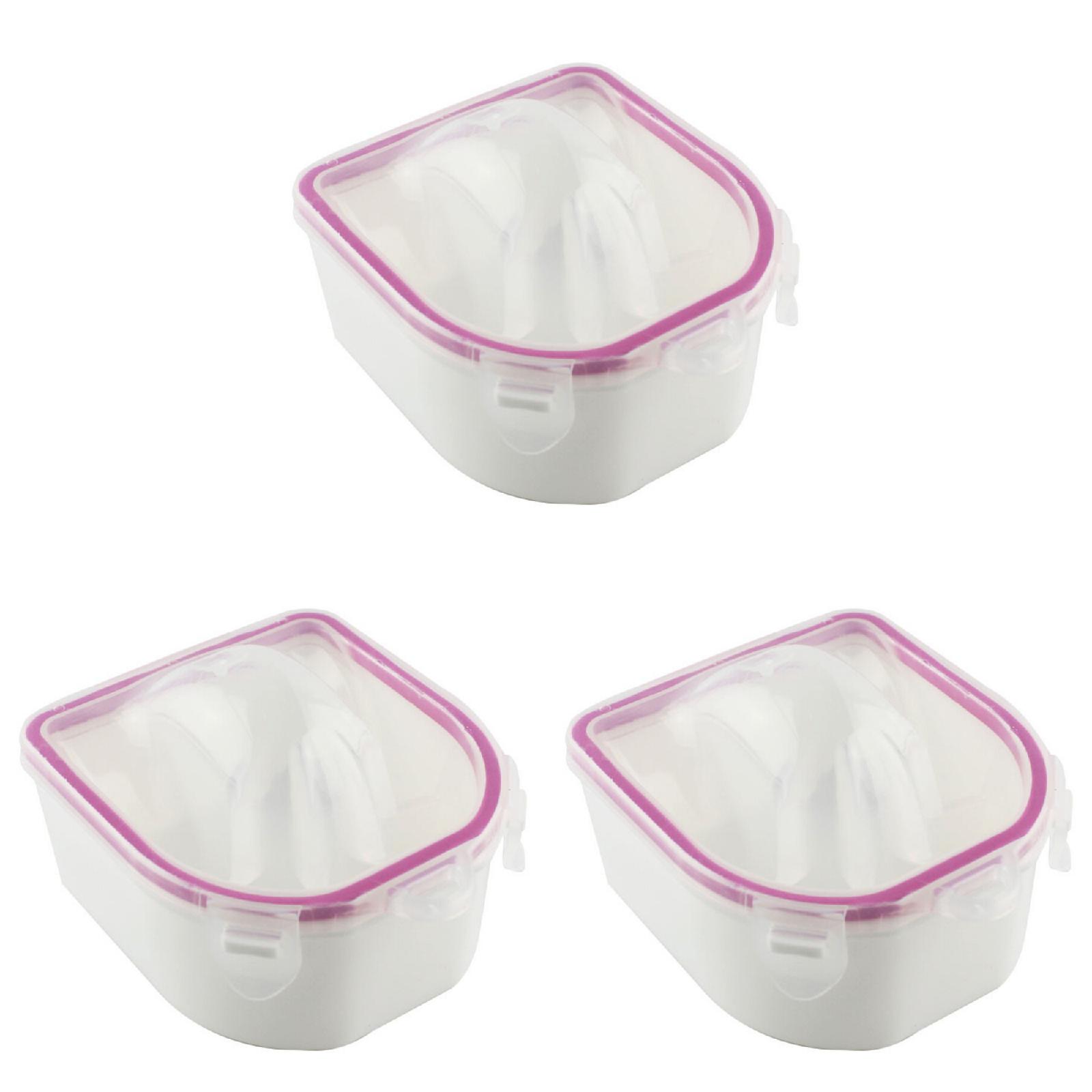 Manicure Soak Bowl Finger Tips Soaker Remover Spa Wash Tool Toes Nails ...