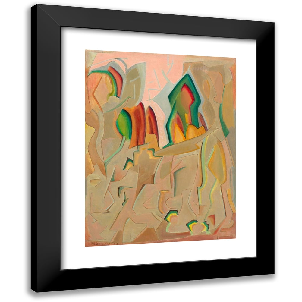 Manierre Dawson 12x14 Black Modern Framed Museum Art Print Titled ...