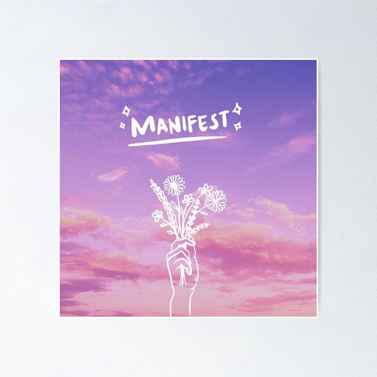 Manifest Poster- Unframed Poster | Wall Art | Perfect For Home Decor ...