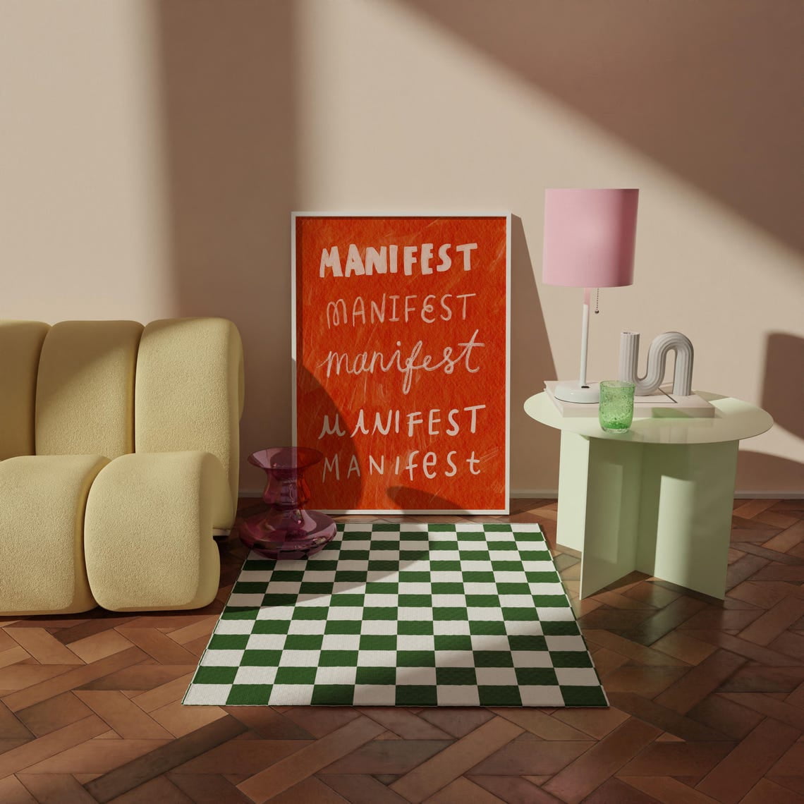 Manifest Quotes Poster, Coquette Quotes Wall Art, Motivational Quotes ...