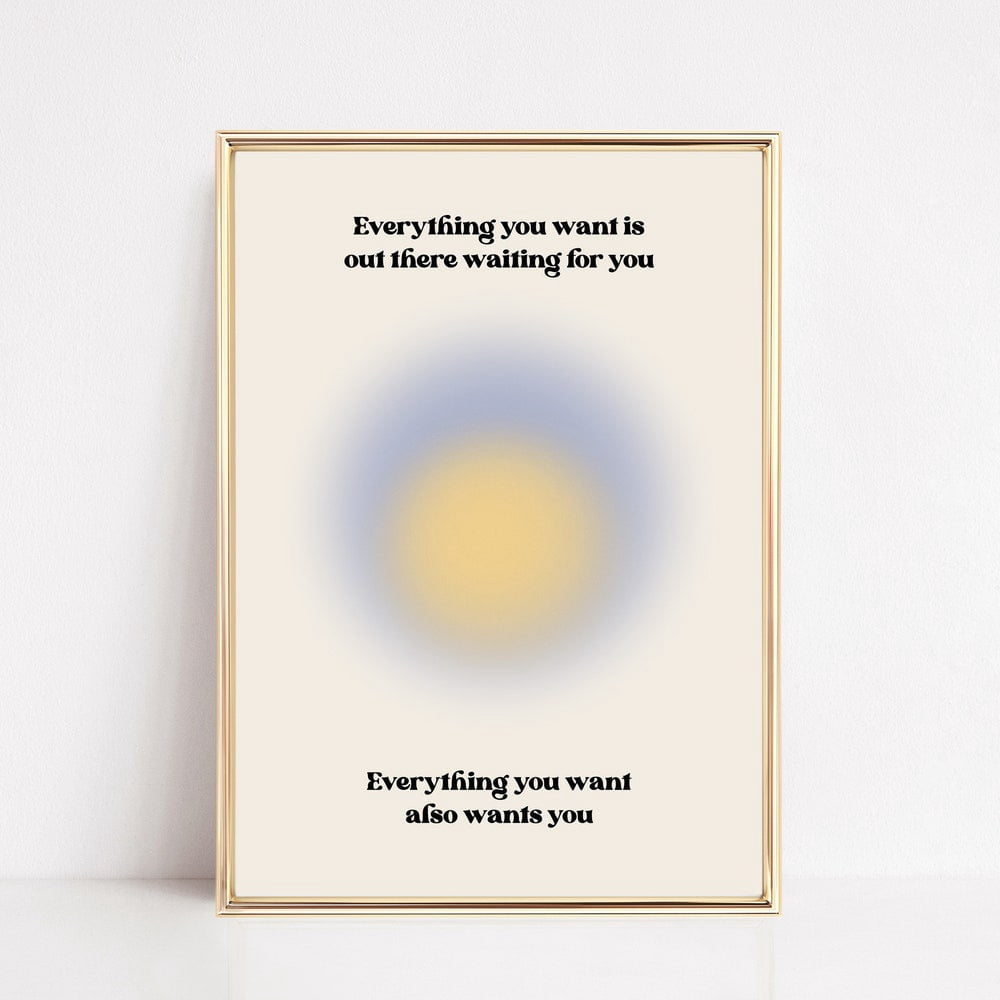 Manifest Wall Art, Aura Poster, Law Of Attraction, Manifest Poster ...