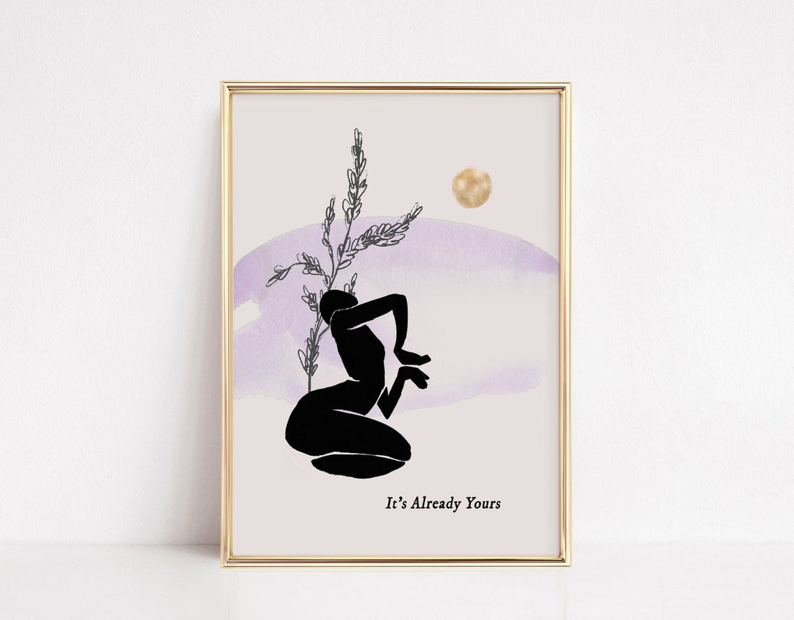 Manifestation Poster Manifest Poster It'S Already Yours Affirmation ...