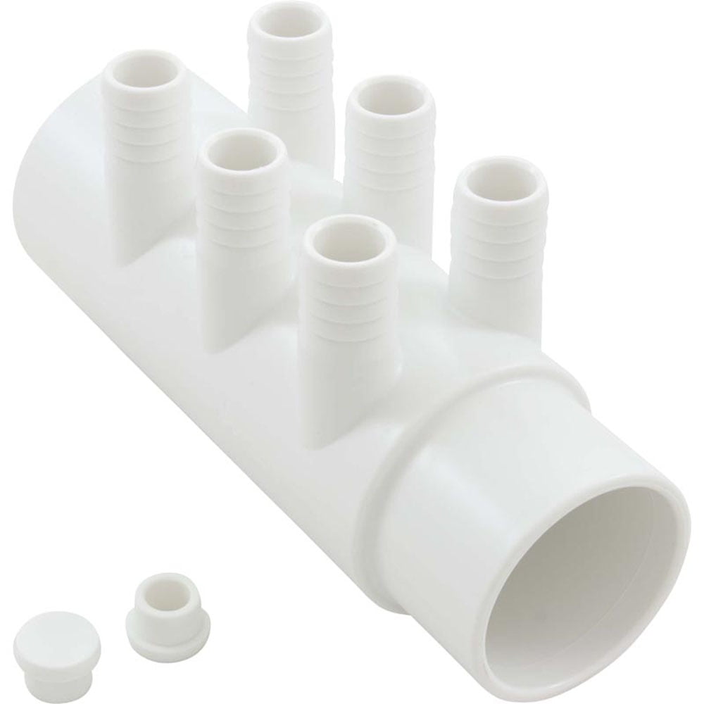 Manifold, 3/4"b, 6 port, Flow Thru, 2"s x 2"spg, w/2 plugs - Walmart.com