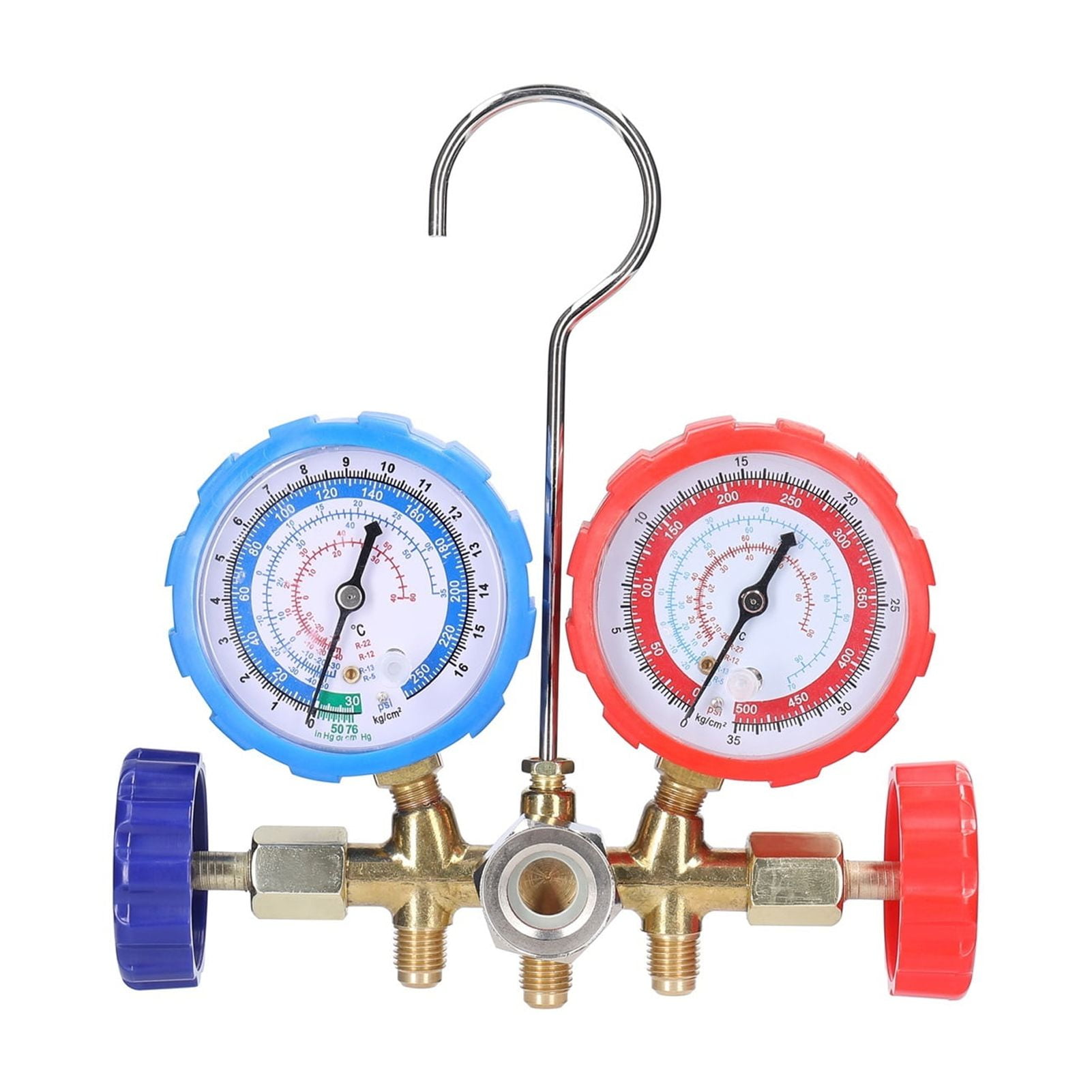 Manifold Gauge Set Air Conditioning Refrigerant Charging Tool Dual ...