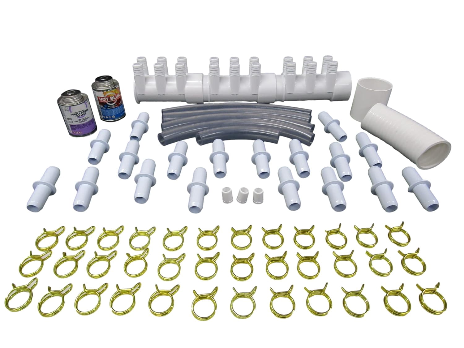 Manifold Hot Tub Spa Part 18 3/4" Outlets with Glue & Coupler Kit Video ...