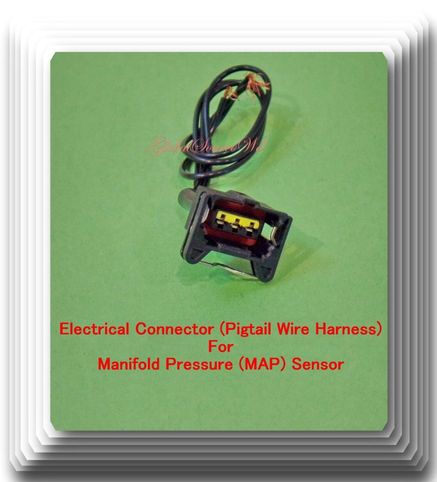 Manifold Pressure MAP Sensor ELectrical Connector Fits: Mitsubishi ...