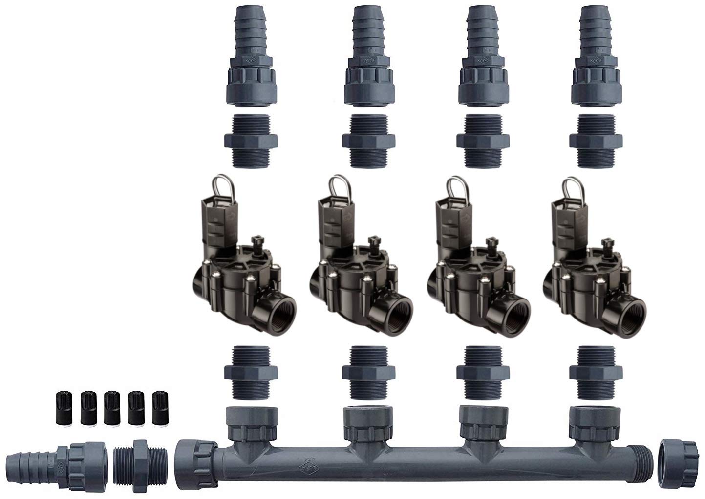 Manifold Valve Kit No Flow Control Barb