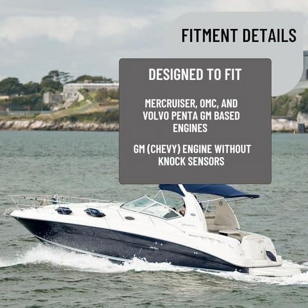 Manifold and Block Drain Plug Kit compatible with Mercruiser, OMC ...