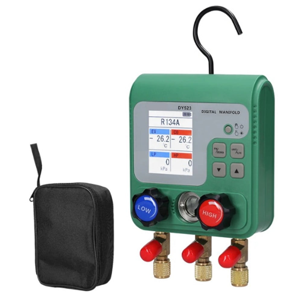 Manifold gauge HVAC Vacuum Pressure Temperature Digital Manifold Gauge ...