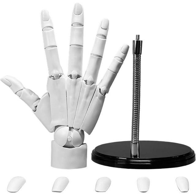 Manikin Hand Model Flexible Mannequin Movable Joints Right for Drawing ...