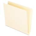 Manila End Tab Folders, 9.5" Front, 1-Ply Straight Tabs, Letter Size ...