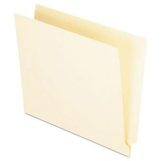 Manila End Tab Folders, 9.5" Front, 1-Ply Straight Tabs, Letter Size ...