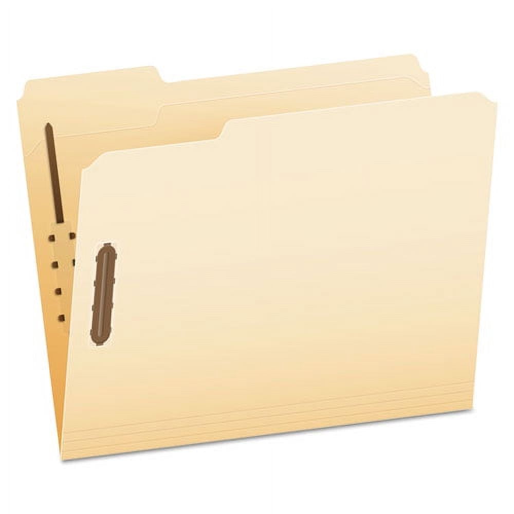 Manila Fastener Folders, 1/3-Cut Tabs: Assorted, 2 Fasteners, Letter ...