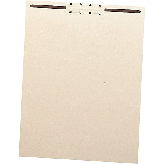 Manila File Backs with 2" Fastener, Letter Size, Manila, 100 per Box ...