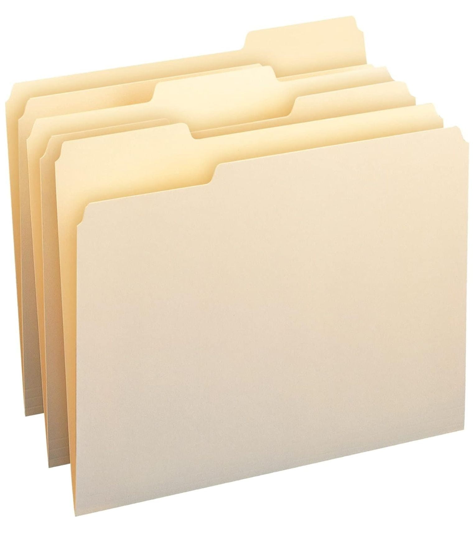 Manila File Folders 1/3 Cut Letter Size - Pack of 250 - Letter File ...