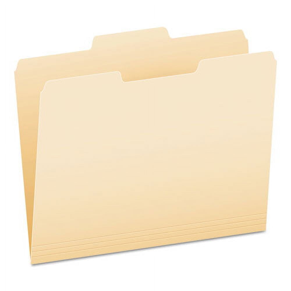 Manila File Folders, 1/3-Cut Tabs: Center Position, Letter Size, 0.75 ...