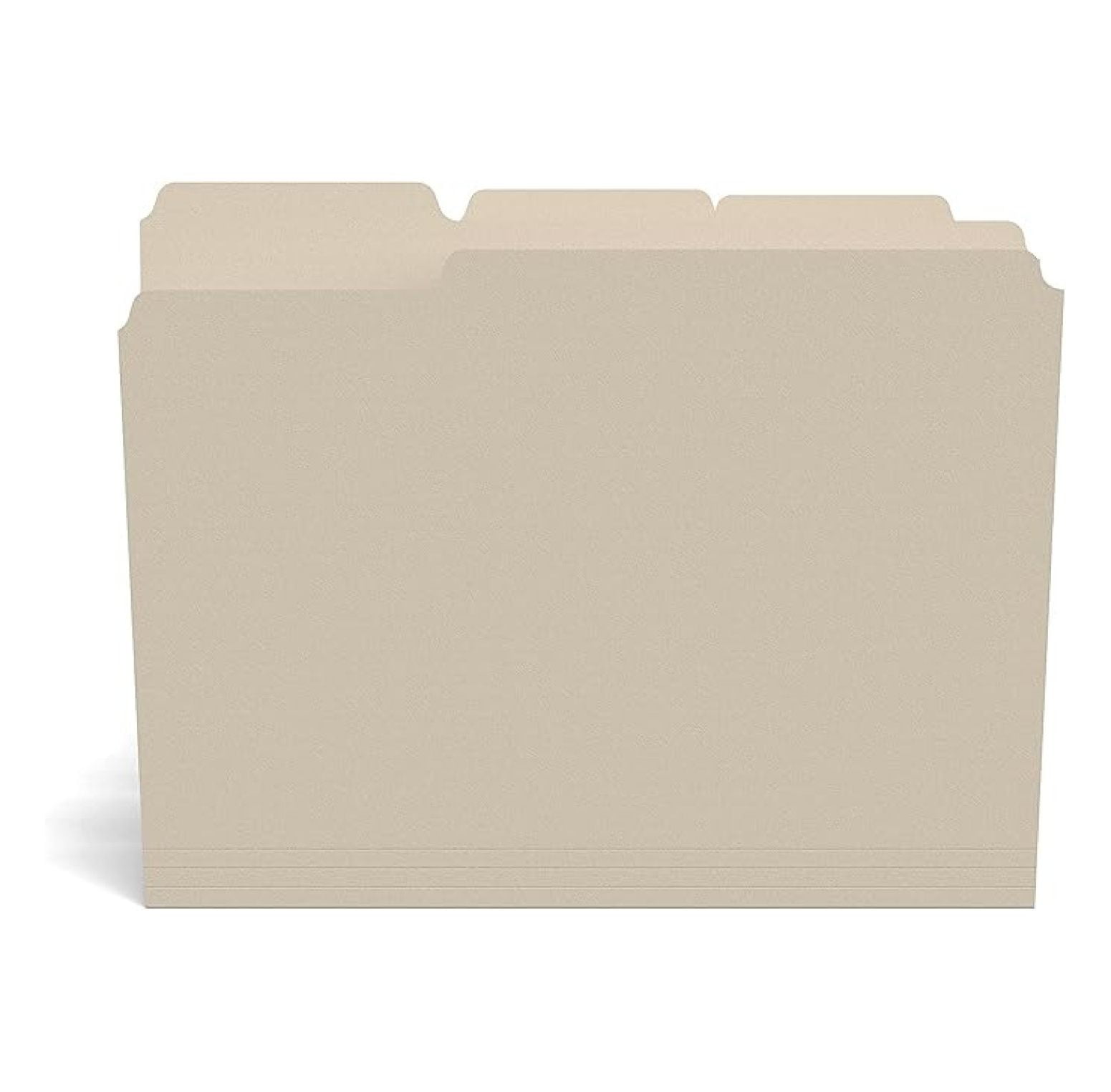 Manila File Folders 3-Tab - Letter Size, 1000/Carton - Organize ...