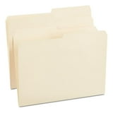 Manila File Folders Letter 2 Tab Assorted Positions 100/Box - Walmart.com