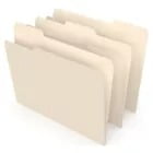 Manila File Folders Letter 3 Tab Assorted Position 500/Box - Walmart.com