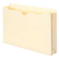 Office Depot® Brand Manila Double-Top File Jackets, 2" Expansion, Legal ...