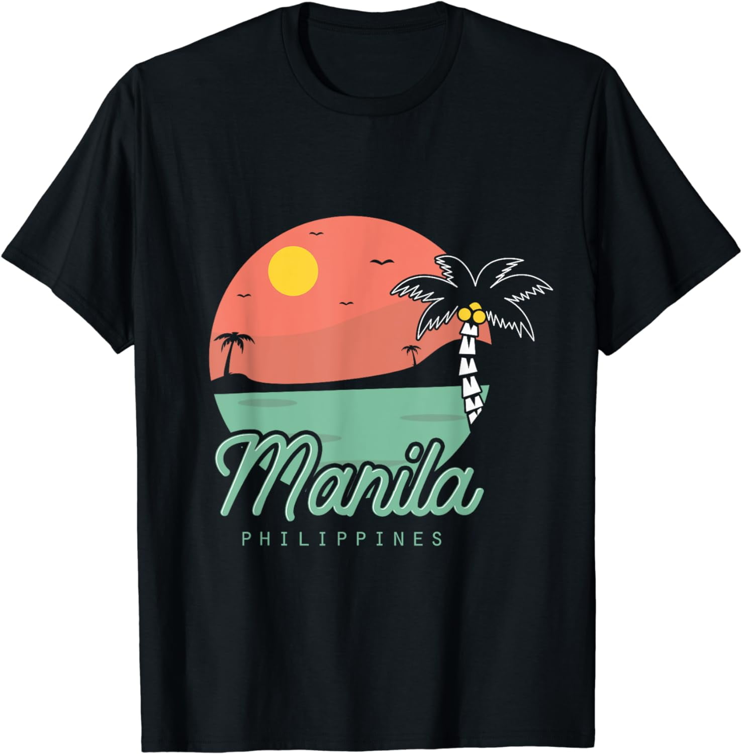 Manila Filipino Pinoy Summer Philippines T-Shirt - Walmart.com