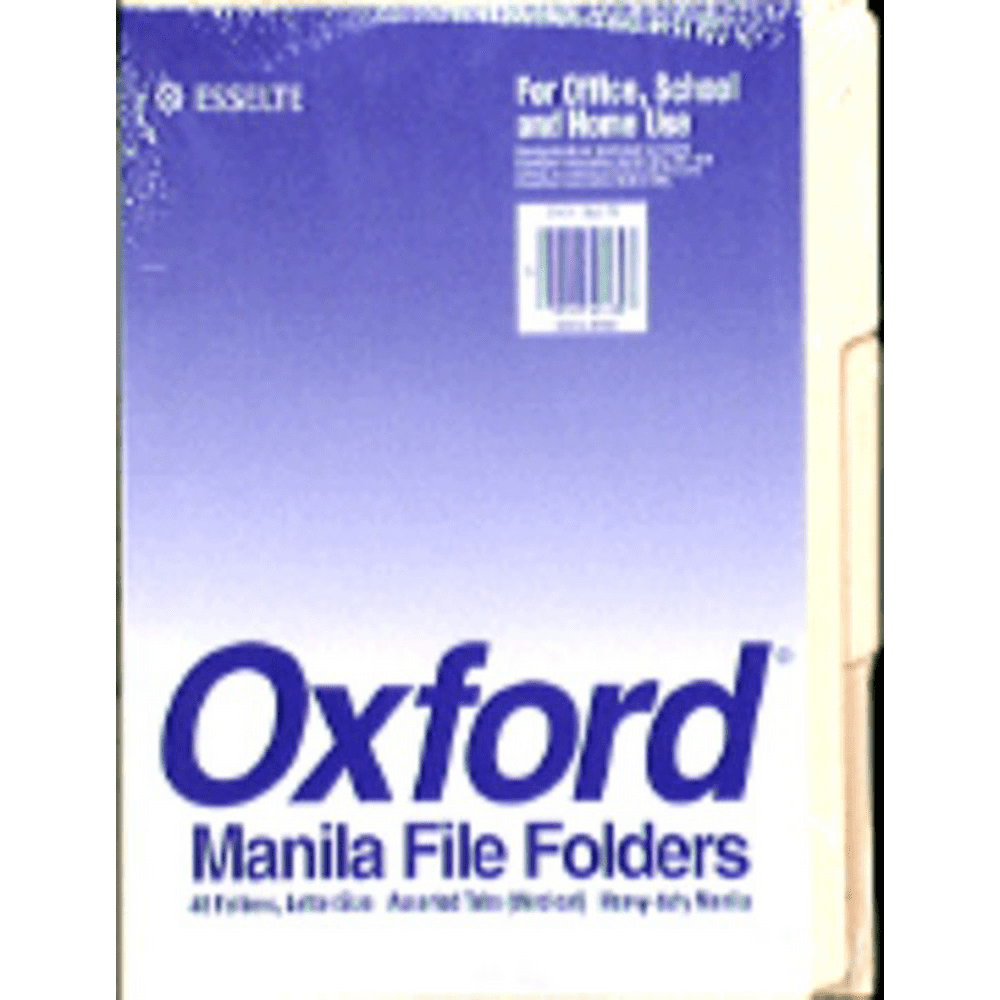 Manila Folder 1/3ct by Pendaflex (Pack of 18) - Walmart.com