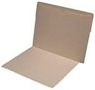 Manila Pocket Folders - 11pt, Full Outside Back Pocket, 3/4"W ...