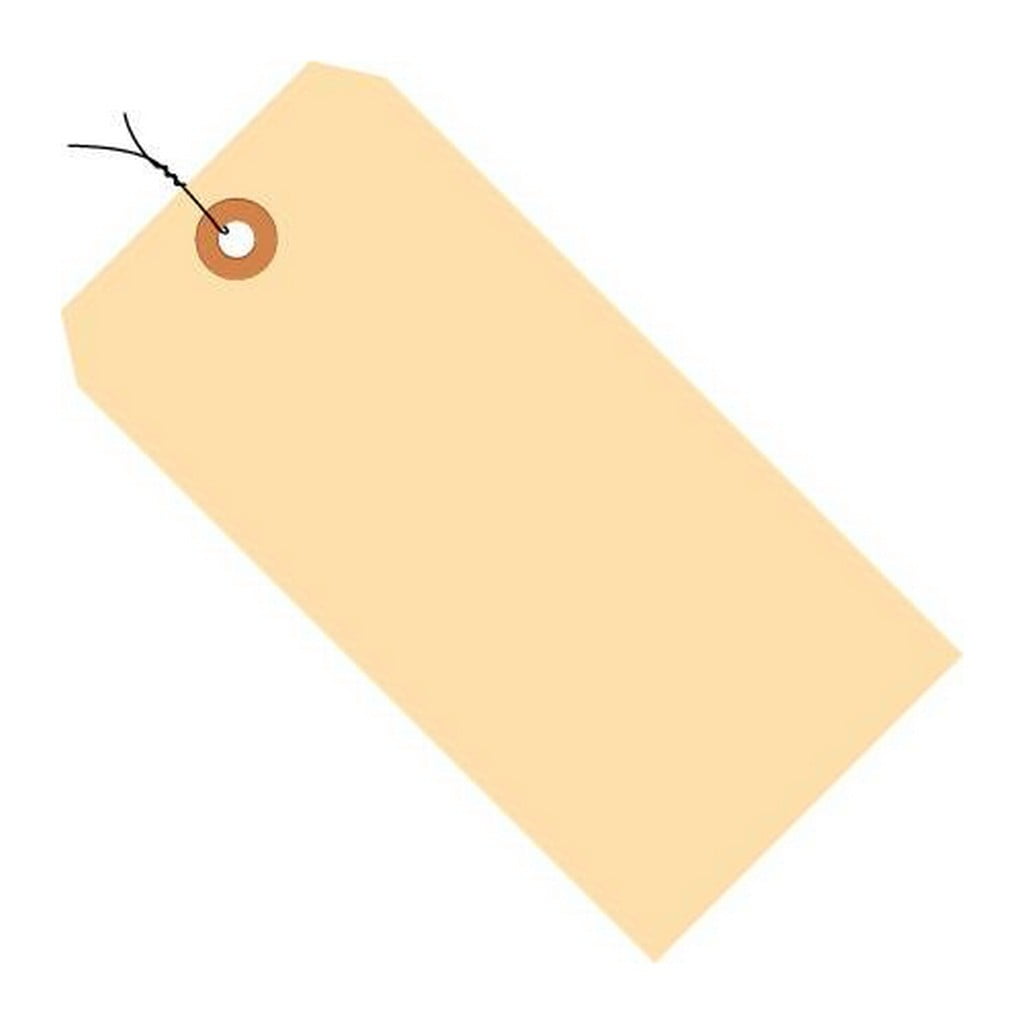 Manila Pre-Wired Tags 13 Pt. - 3 1/4" X 1 5/8" (1000 Per/Case ...