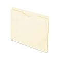 Manila Reinforced File Jackets 2-Ply Straight Tab, Letter Size, Manila ...