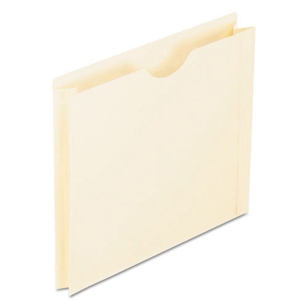 Manila Reinforced File Jackets, 2-Ply Straight Tab, Letter Size, Manila ...