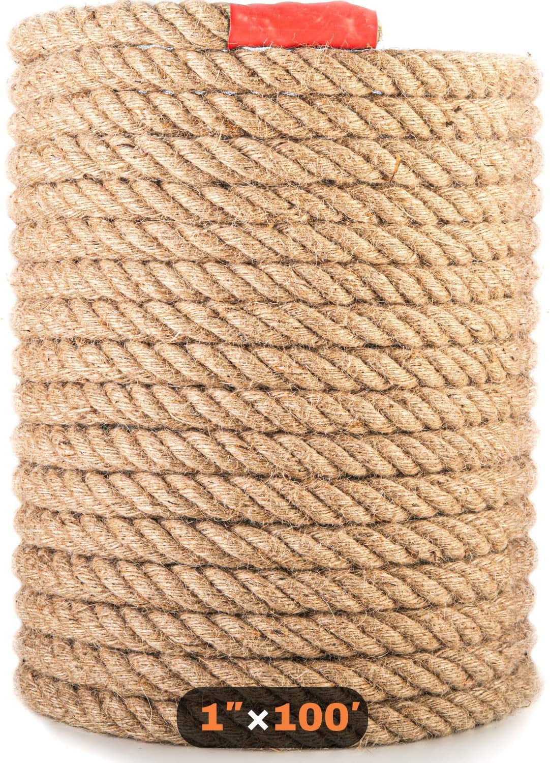 Manila Rope 1″×100′ - Nautical Ropes - Natural Jute Rope - Large ...