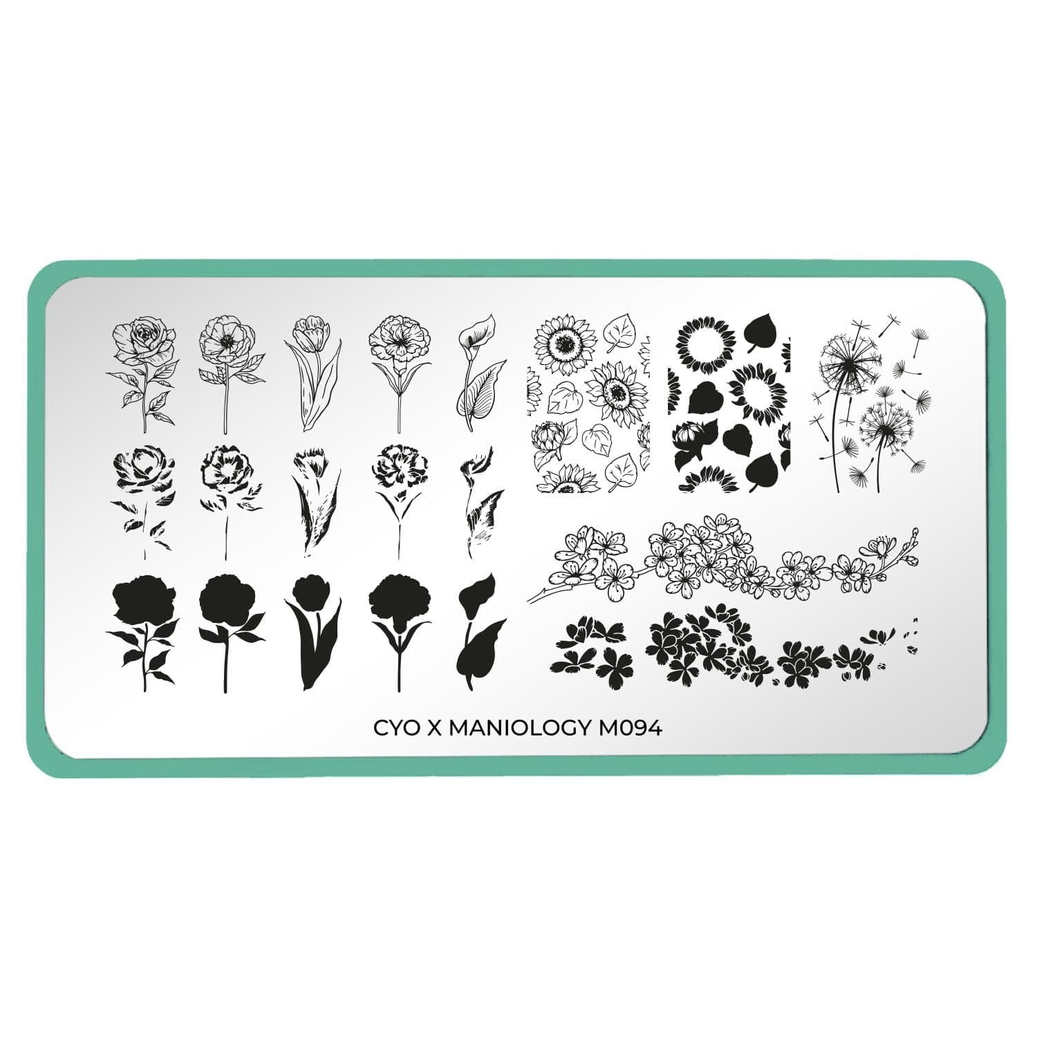Maniology CYO Design Contest Layered Flowers (m094) Stainless Steel ...