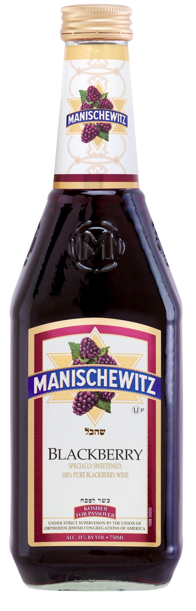 Manischewitz Blackberry Kosher 750ml - Walmart.com
