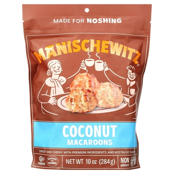 Manischewitz Coconut Macaroons 10 Oz, Kosher Passover Snack - Walmart.com