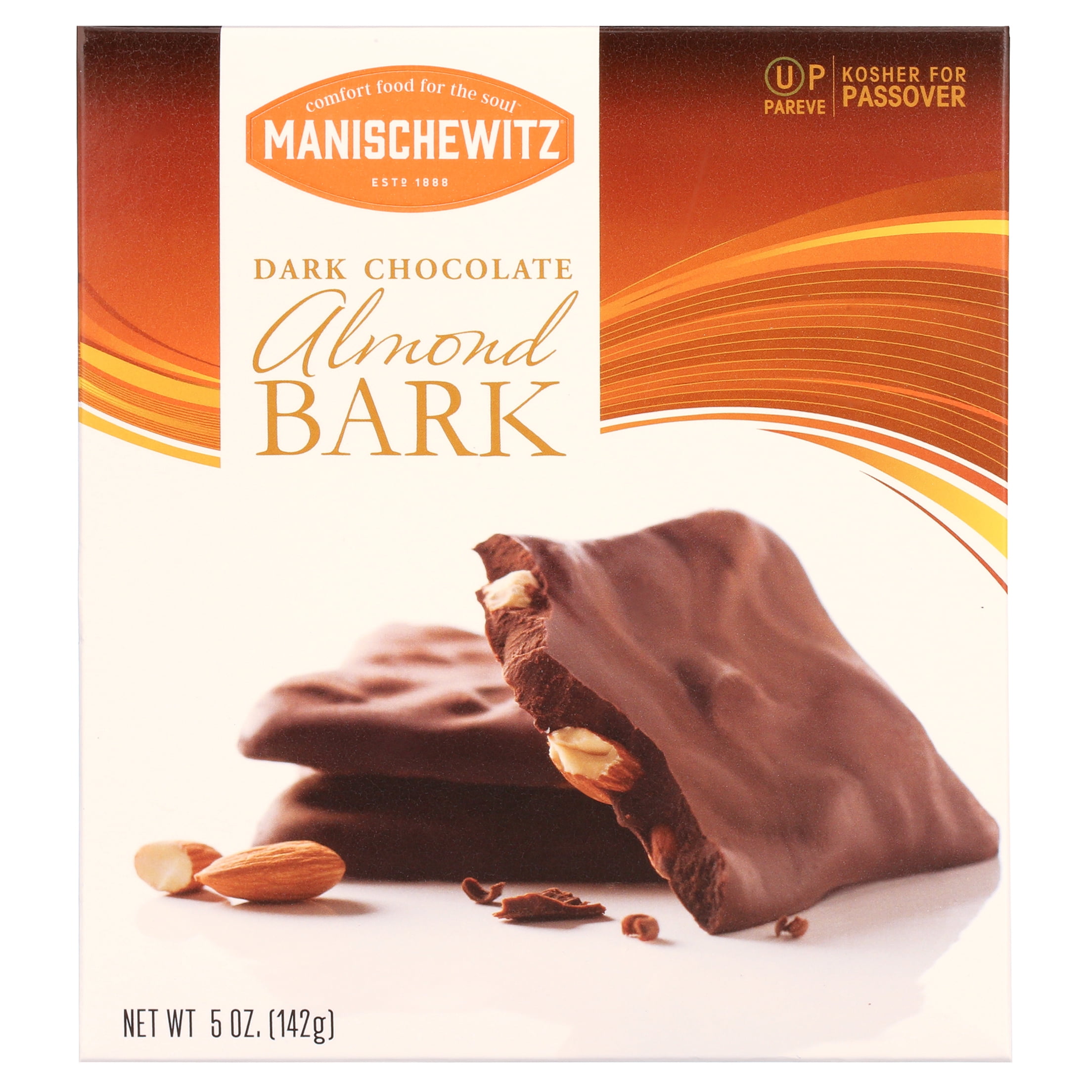 Manischewitz Dark Chocolate Almond Bark Gift Box 5 oz - Walmart.com