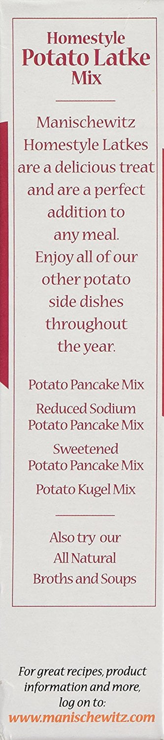 Manischewitz Homestyle Potato Latke Mix, 6.0 OZ - Walmart.com