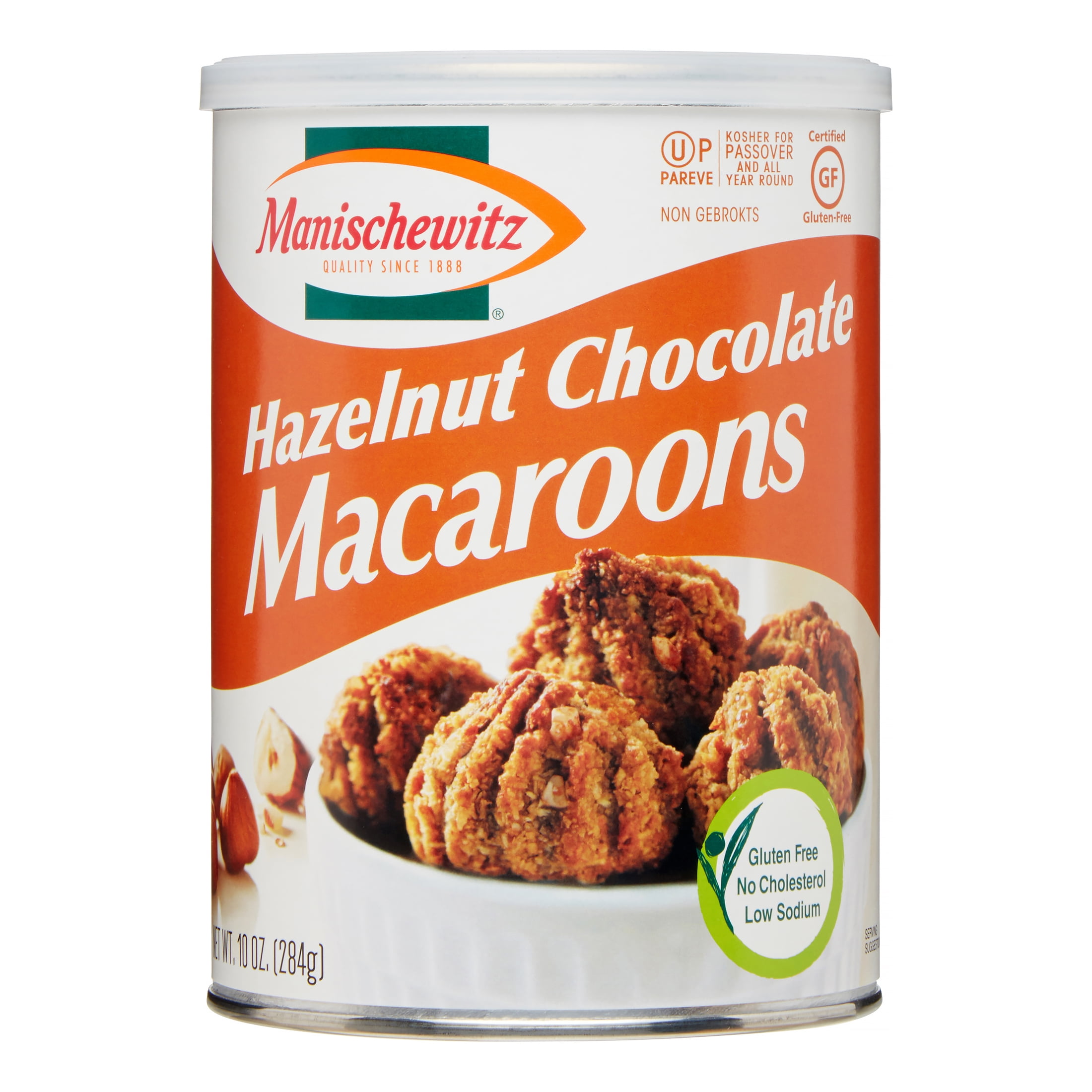 Manischewitz Macaroon Cookies, Hazelnut Chocolate, 10 Oz - Walmart.com