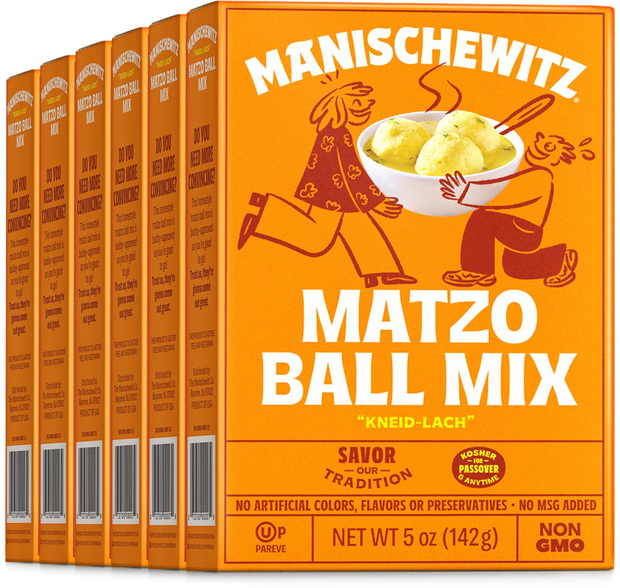 Manischewitz 5 Oz. Matzo Ball Mix, 6 Pack, Easy Prep, Kosher, No MSG ...