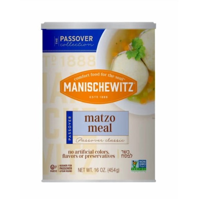 Manischewitz Matzo Meal Passover Canister, 16 Ounce - Walmart Business ...