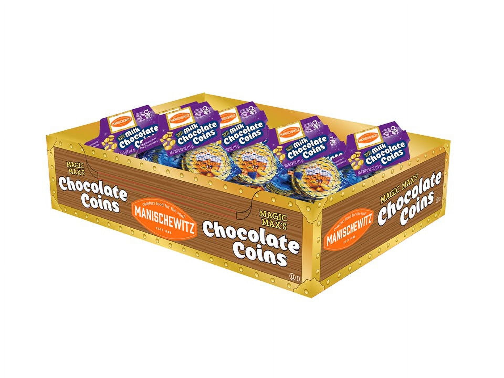 Manischewitz Milk Chocolate Candy Coins, 0.53 oz - Walmart.com