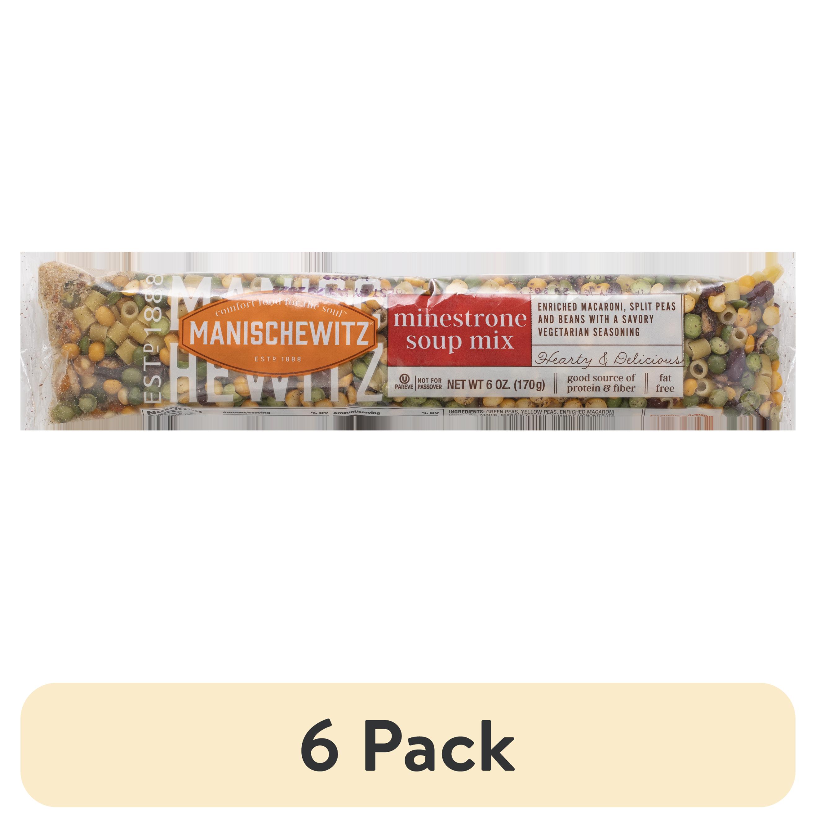 (6 pack) Manischewitz Minestrone Soup Mix, 6 oz - Walmart.com