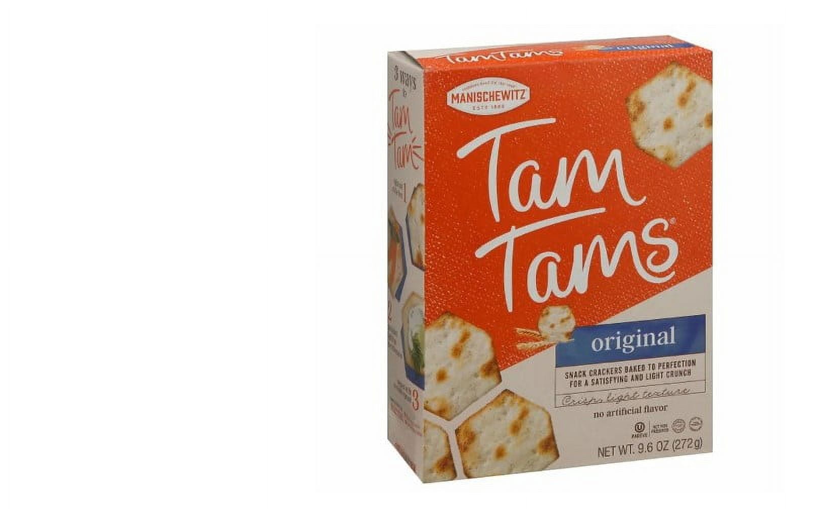 Manischewitz Original Tam Tams Snack Cracker, 9.6 Ounce - Pack Of 6 ...