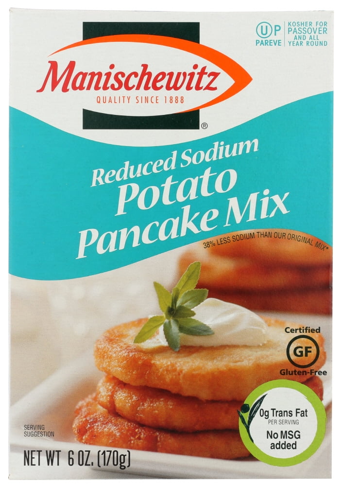 Manischewitz Reduced Sodium Potato Pancake Mix, 6 Oz - Walmart.com