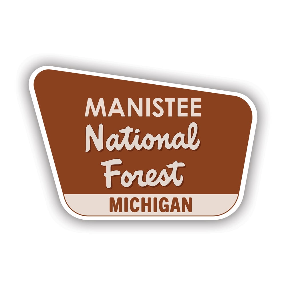 Manistee National Forest Michigan mi Sticker Decal - Self Adhesive ...