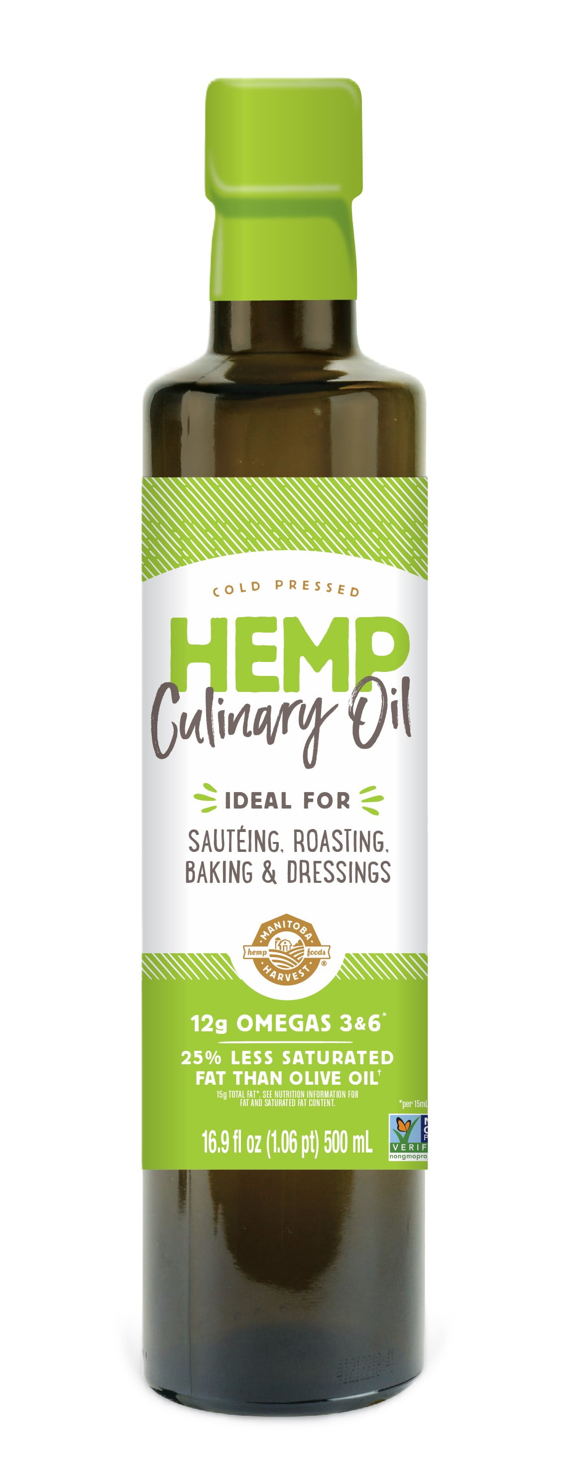 Manitoba Harvest Seed Cooking, Unrefined Hemp Culinary Oil, Cold ...
