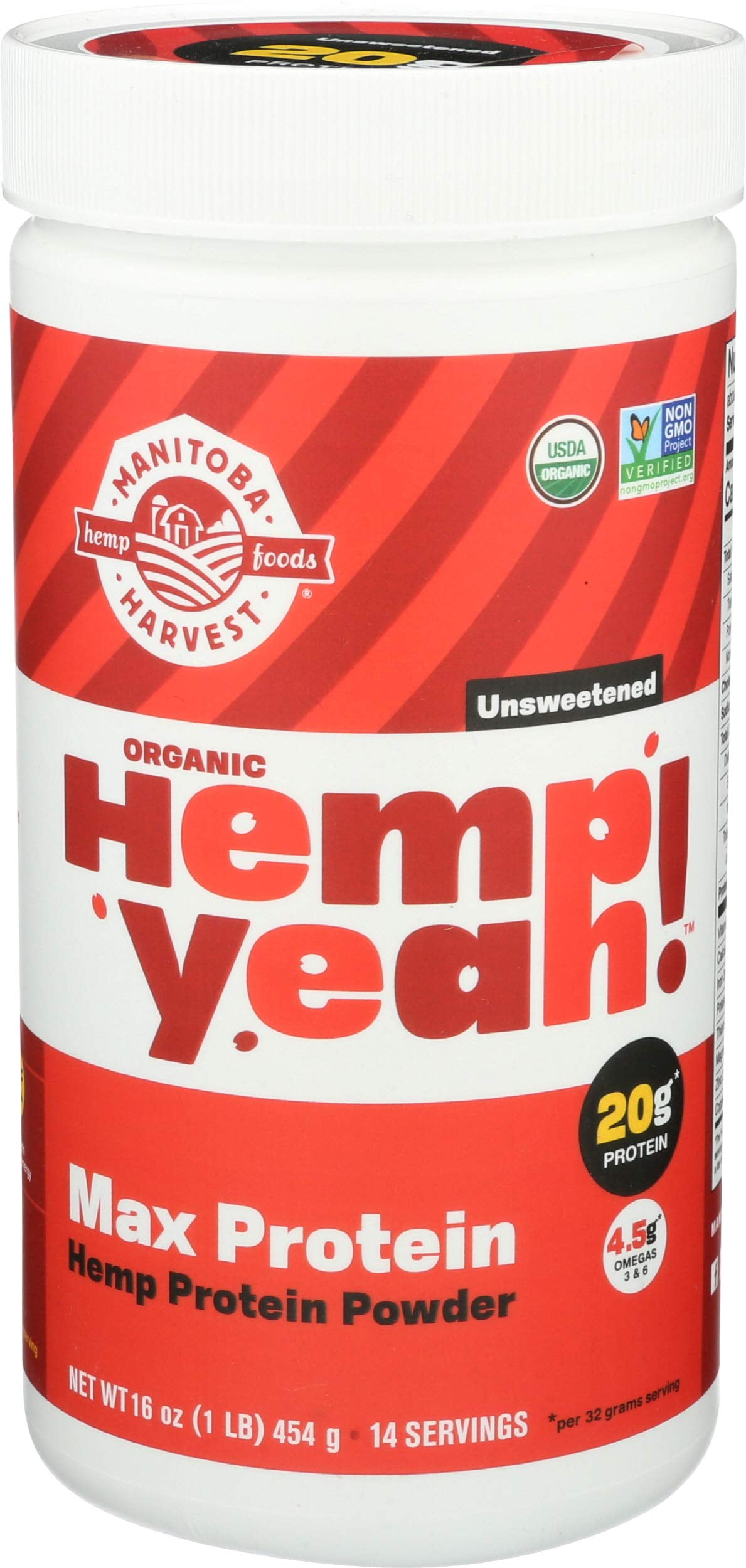 Manitoba Harvest, Hemp Pro 70, 16 Ounce - Walmart.com