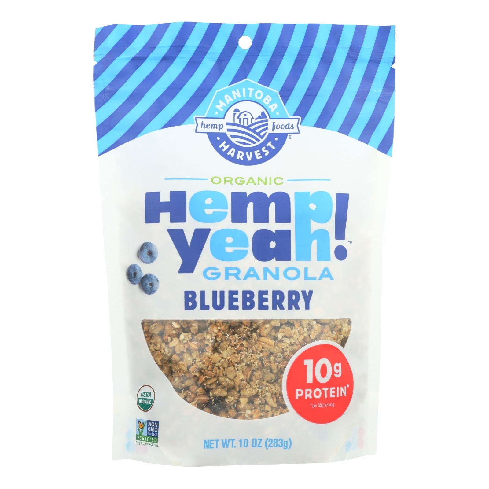 Manitoba Harvest Organic Granola, Blueberry Granola Breakfast Cereal ...